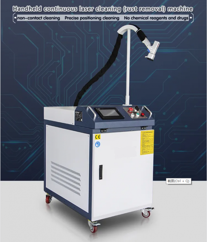 Handheld Laser Cleaning Machine Cleaner Laser Derusting Tools 1000W ...